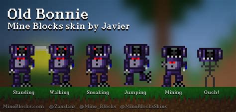 Mine Blocks Old Bonnie Skin By Javier