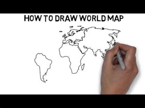 How To Draw A Map Of The World Cornerpay