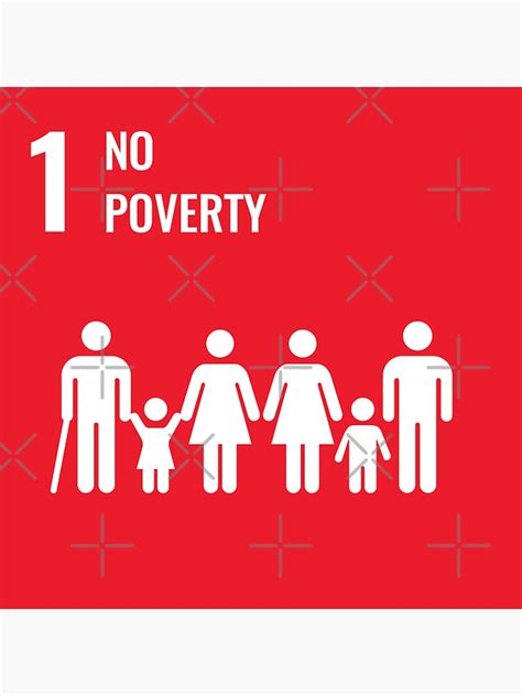Un Sdg Sustainable Development Goals Goal 1 Sticker For Sale By