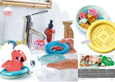 View Lego Instruction Bath Time Fun Floating Red Panda Lego
