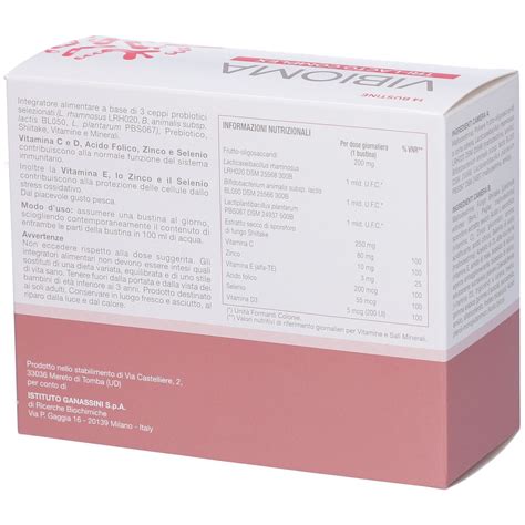 Ganassini Vibioma Tri Lacto Complex Bustine 42 G Redcare