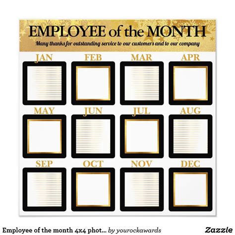 Employee Of The Month Chart Template Alberguepankotsi