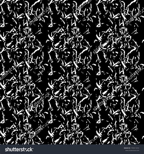 White Messy Texture Seamless Pattern On Stock Illustration 1799311672