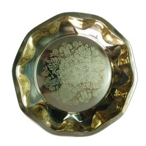 Brass Dinner Plate For Home At Rs 800kg In Ahmedabad Id 2849768123091