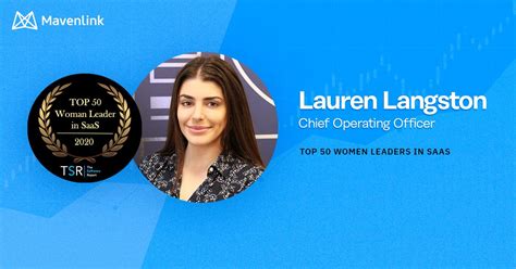 The Top 50 Women Leaders In Saas Of 2020 Lauren Langston 12 Comments