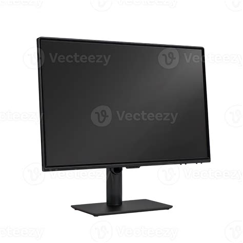 Monitor Side View Full Body Isolate On Transparency Background 51453191 Png
