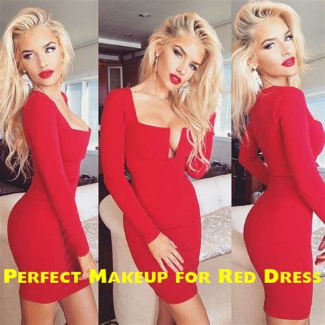 Makeup For A Red Dress Tutorial Saubhaya Makeup