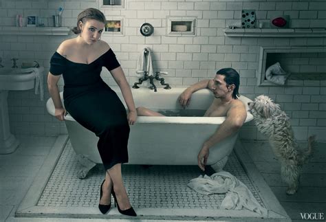 Adam Driver Joins Girls Co Star Lena Dunham For Her Vogue Cover Story