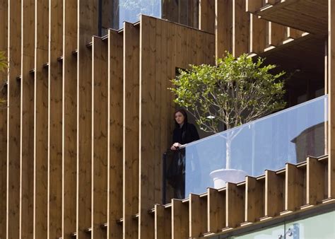 Lp2 Completes Office Block With Louvred Wooden Facades