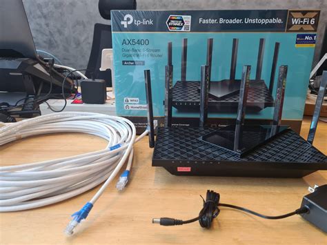 Wifi6 ตัวแรง Tp Link Archer Ax73 Wifi6 Ax5400 📶📶📶📶 พร้อมสายแลน นำส่ง