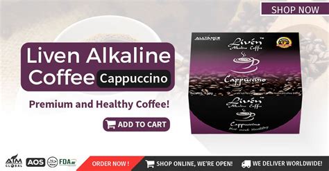 Liven Alkaline Coffee Cappuccino Elite Framework System