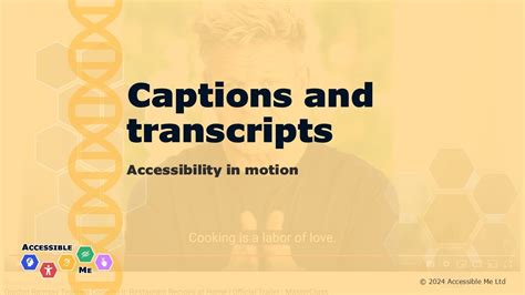 Words On Screen Why Captions And Transcripts Matter