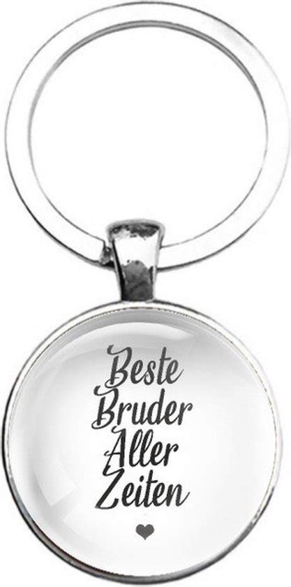 Sleutelhanger Glas Beste Bruder Aller Zeiten Bol