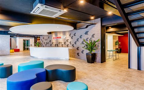 The Reception Area At The Mil Design And Construction