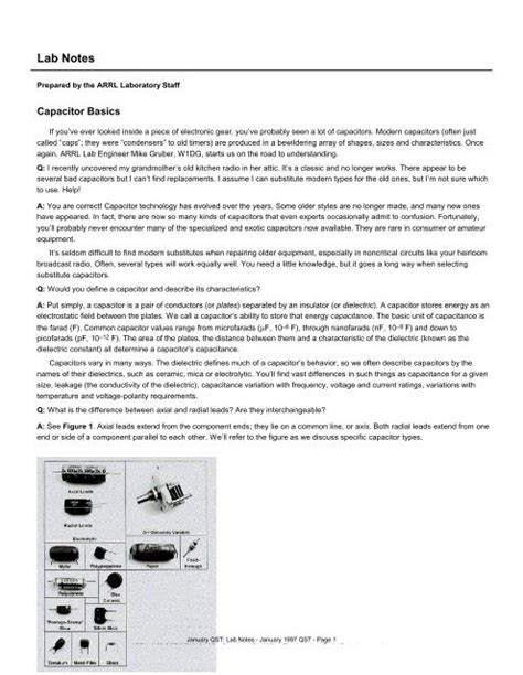 Capacitor Basics