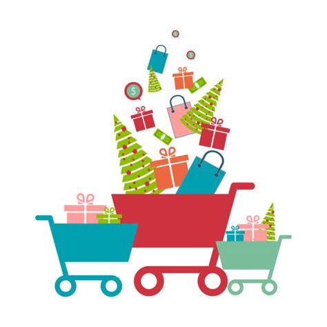 47400 Compras Natal Ilustração De Stock Gráficos Vetoriais E Clipart