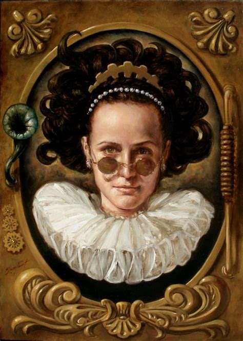 Retrato de Dama con Engranes José Parra Artelista