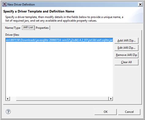 Java How To Setup Sqlite With Eclipse For The Very First Time