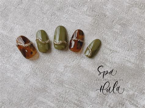 秋カラーネイル 小山市のネイルサロン Spahula And Nail Salon Lotus Jna認定サロン