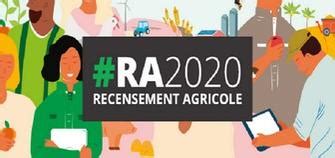 Recensement agricole 2020 Actualités des services de l État