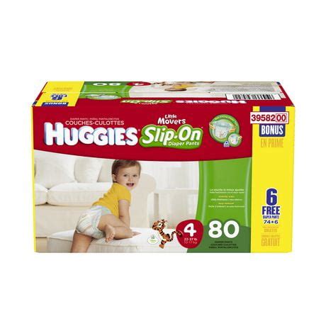 Huggies® Little Movers Slip On® Diaper Pants Giga Bonus Pack Walmart