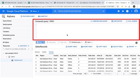 Google BigQuery Tutorial