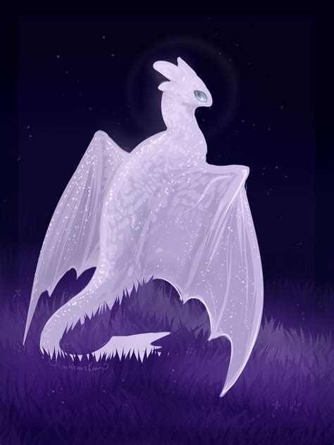 Light Fury The White Night Fury Dragon Toothless Drawing Dragon