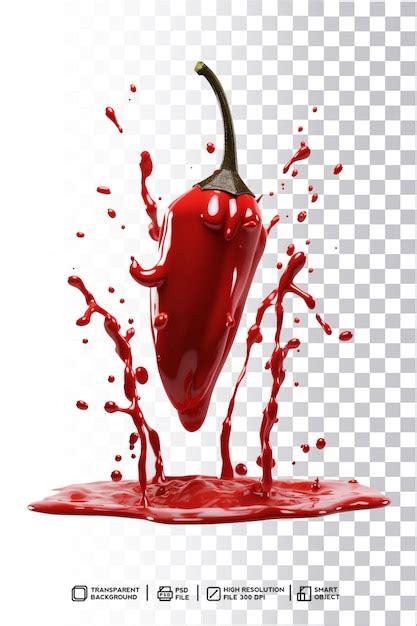 Red Pepper Splash Psd 6000 High Quality Free Psd Templates For Download