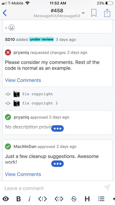 See More Bubbles Sometimes Spawn On Wrong Comment Issue 1415