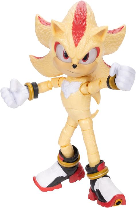 Sonic The Hedgehog Figurka Sonic 3 Movie Super Shadow Autorstwa Jakks