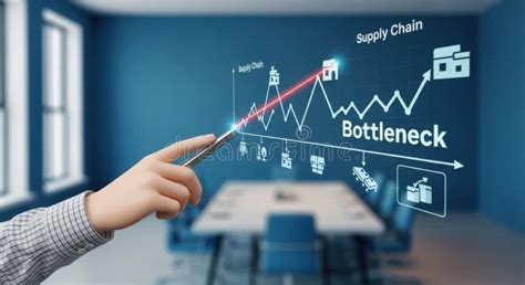 Supply Chain Bottleneck Analysis Concept Stock Illustration Illustration Of Operations