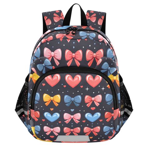 Alaza Hearts And Bows Mini Backpack School Bookbag Age 3 7 Small