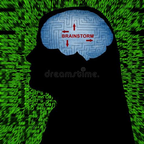 Brainstorm Mind And Thinking Creative Nerve Network Technology