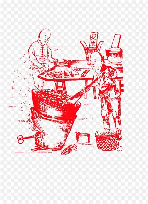 古代饭店劳作场景PNG图片素材下载 图片编号qkdmpbly 免抠素材网