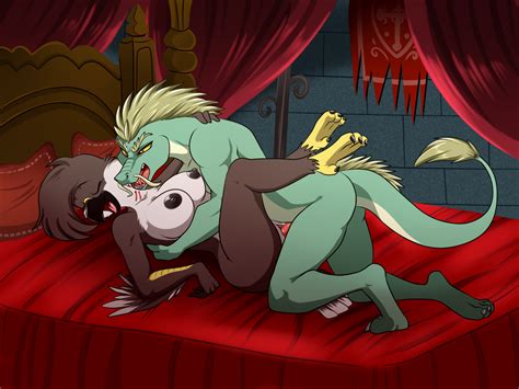 Rule 34 2015 Angry Anthro Avian Beak Bed Bird Breasts Brown Fur