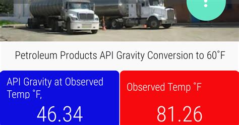 Petroleum Products API Gravity Conversion To 60 Deg F And Volume