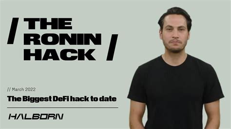 The Ronin Hack Explained Decyphered Youtube