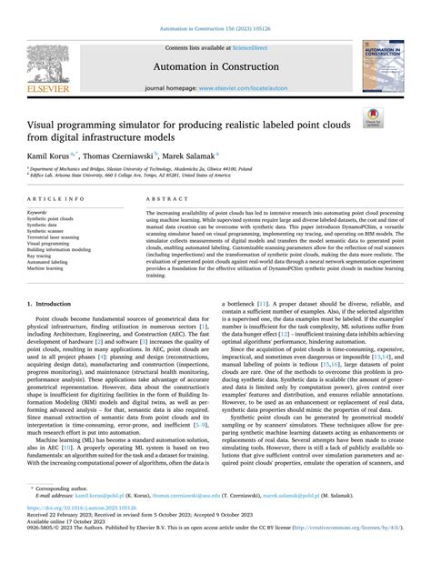 Pdf Visual Programming Simulator For Producing Realistic Labeled