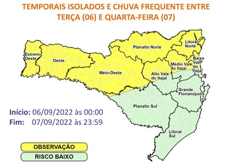Temporais isolados e chuva frequente entre hoje e amanhã 07 Rede