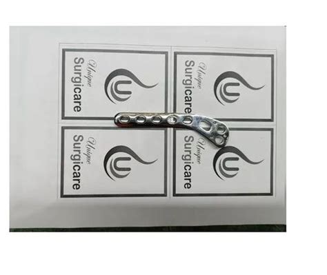 Proximal Tibia Plate 4 Holes Round Shape Modern Design Stainless