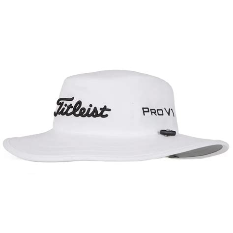 Titleist Tour Aussie Wide Brim Hat 2024 Whiteblack