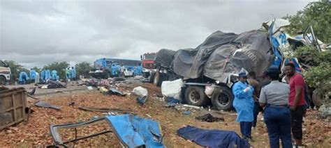 Speeding Bus And Haulage Truck Head On Accident Kills 24 People Along
