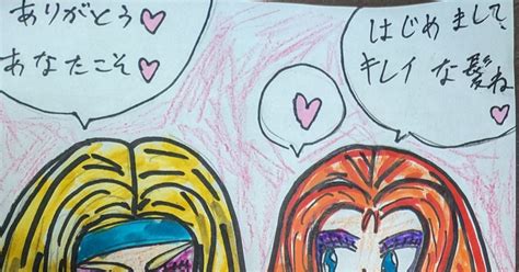 Gs美神 美神令子さんとミリアお姉様、素敵な髪長美女お二人です 阿修羅観音のイラスト Pixiv