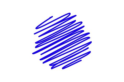 Blue Scribble Graphic By Tempurrastudio Creative Fabrica