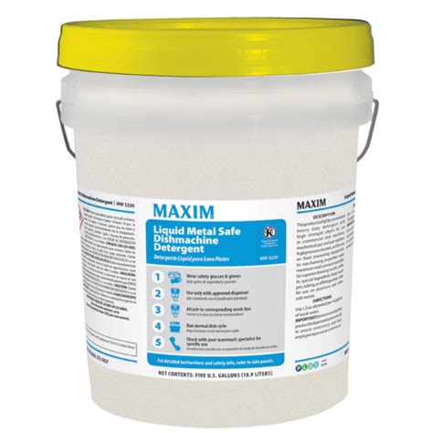 Liquid Metal Safe Dishmachine Detergent Midlab Inc