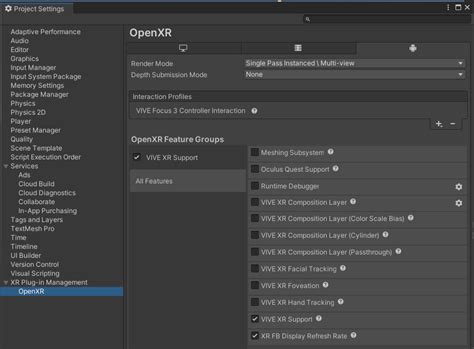 Unity Using RefreshRate In Your App VIVE OpenXR Developer Resources