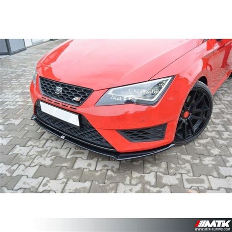 Lame Pare Choc Avant Maxton Pour Seat Leon 5f Cupra