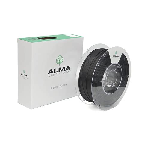 פילמנט איכותי מבית Alma מסוג Ppa Gf שחור יזמקו תלת מימד