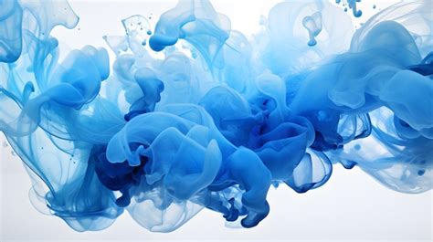 Premium Ai Image Blue Colors Explosion
