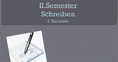 Німецька мова 6 клас Письмо ІІ семестр перший варіант 6 Klasse Schreiben Ii Semester I